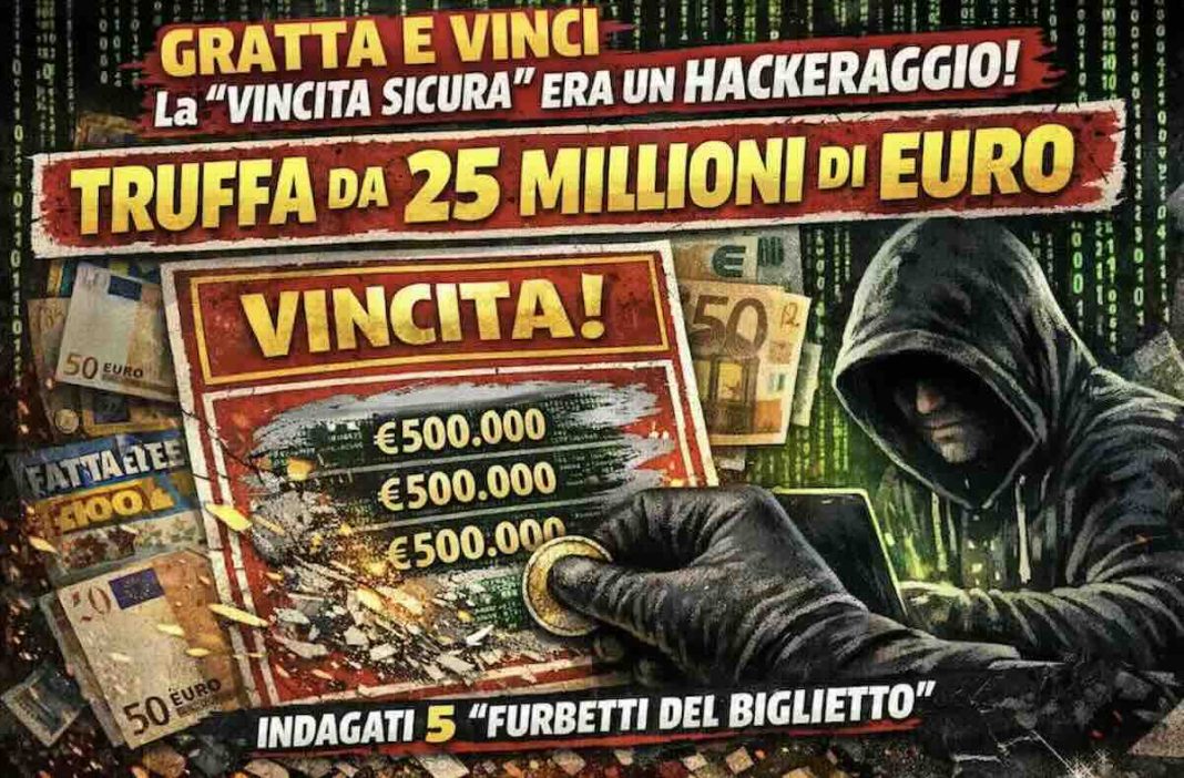 Server manipulation to identify winning scratch-off tickets: a €25 ...