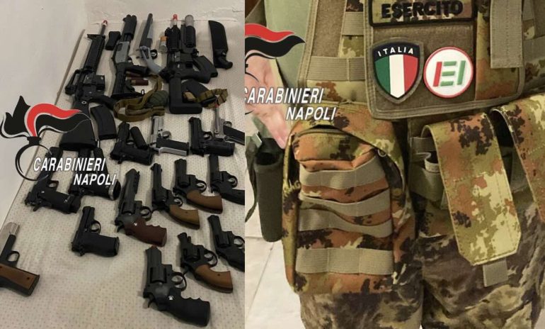 Napoli, tuta mimetica e pistola nella fondina: semina il panico a Porta ...